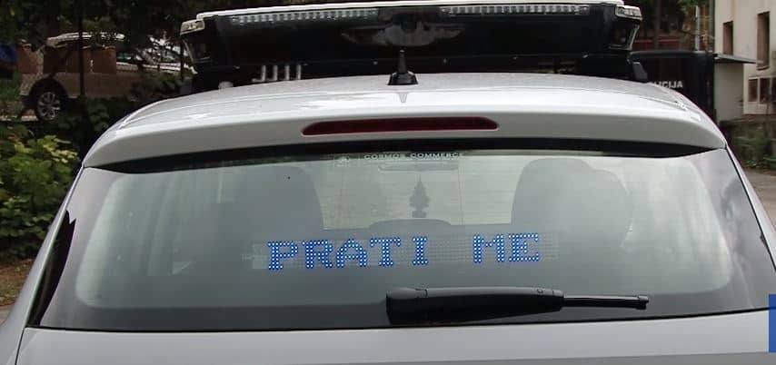 Presretači na ulicama Tuzle i okolnih gradova