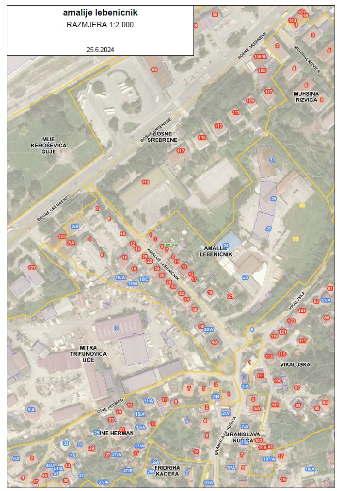 Potpuna obustava saobraćaja u dijelu ulice Amalije Lebeničnik u Tuzli (FOTO)